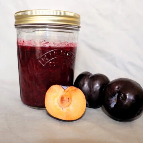 Spiced Plum & Blueberry Jam Recipe - The Art of Growing